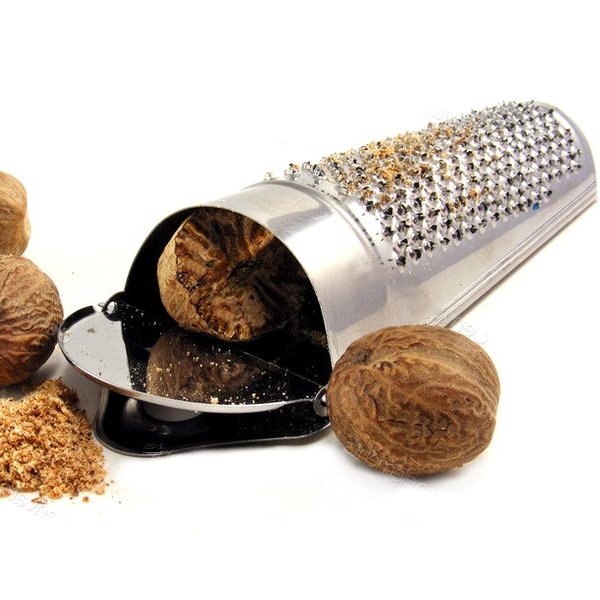 Whole Nutmeg Grater - Stainless Steel - Easy to Use – THE SPICE & TEA ...